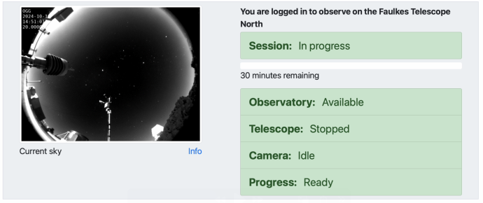 Guidance for Live Observing | The Schools' Observatory